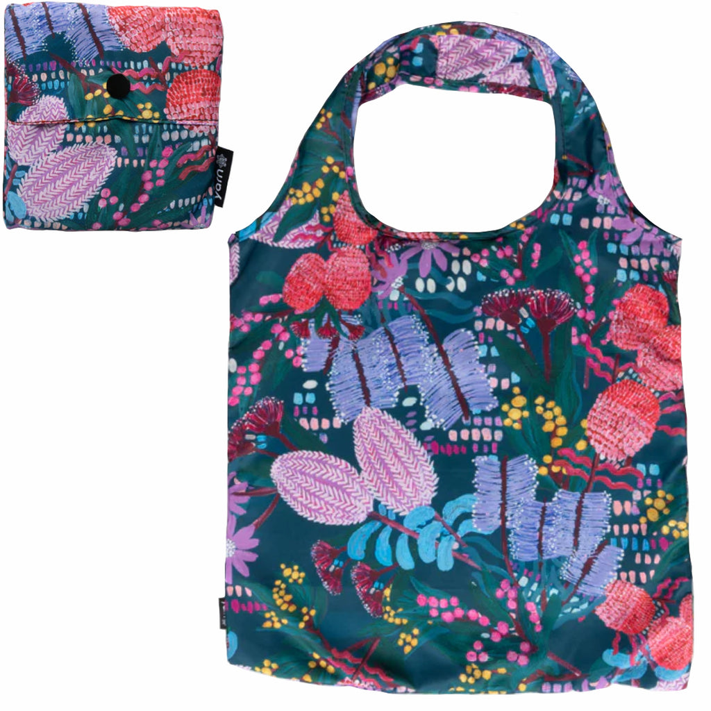 3 x Reusable Shopping Bags - Fold-up - Aboriginal, Australia - Jessica ...